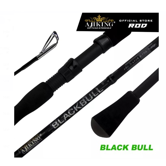 Ajiking Black Bull Spinning Fishing Rod (5'6-8'0ft) | Shopee Malaysia