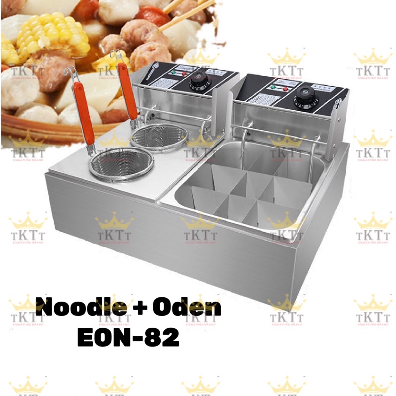 TKTT 16L Auto Double Electric Multifunctional Cooker Fryer Oden Noodle ...