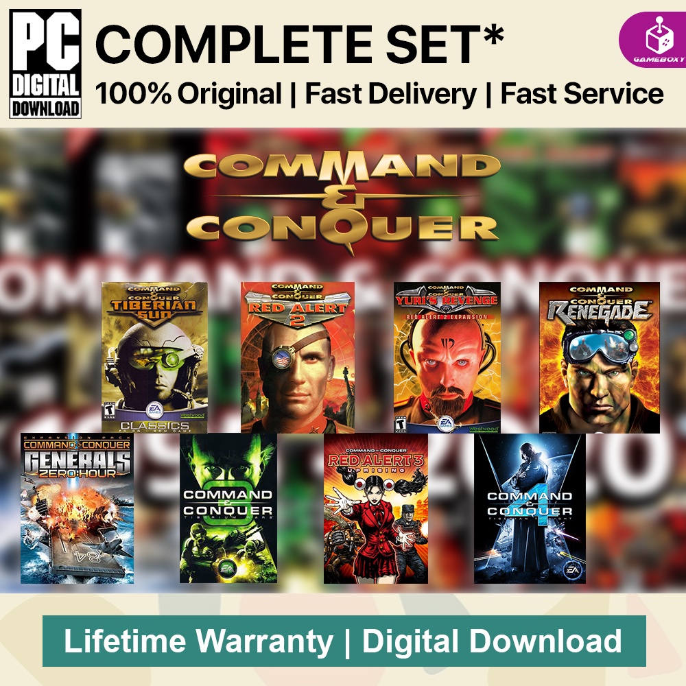 [PC GAME] Command & Conquer Full Collection [DIGITAL DOWNLOAD | OFFLINE ...