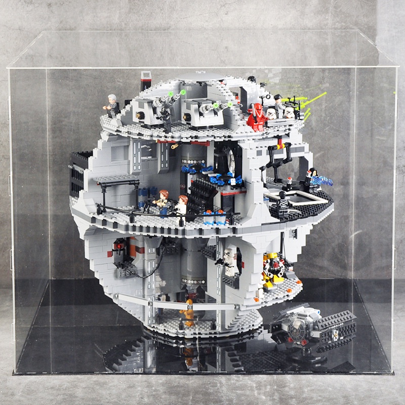 Acrylic Display Case/ Box (50 x 50 x 45 cm) for Lego 75159 | Shopee ...