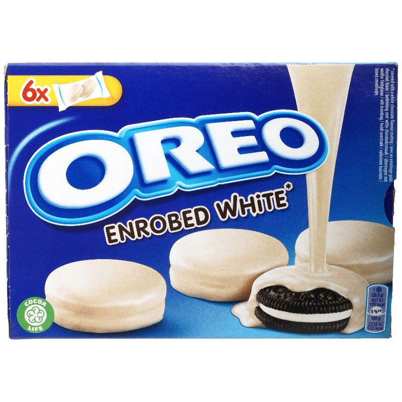Oreo Enrobed White Chocolate Cookies, 246g | Shopee Malaysia