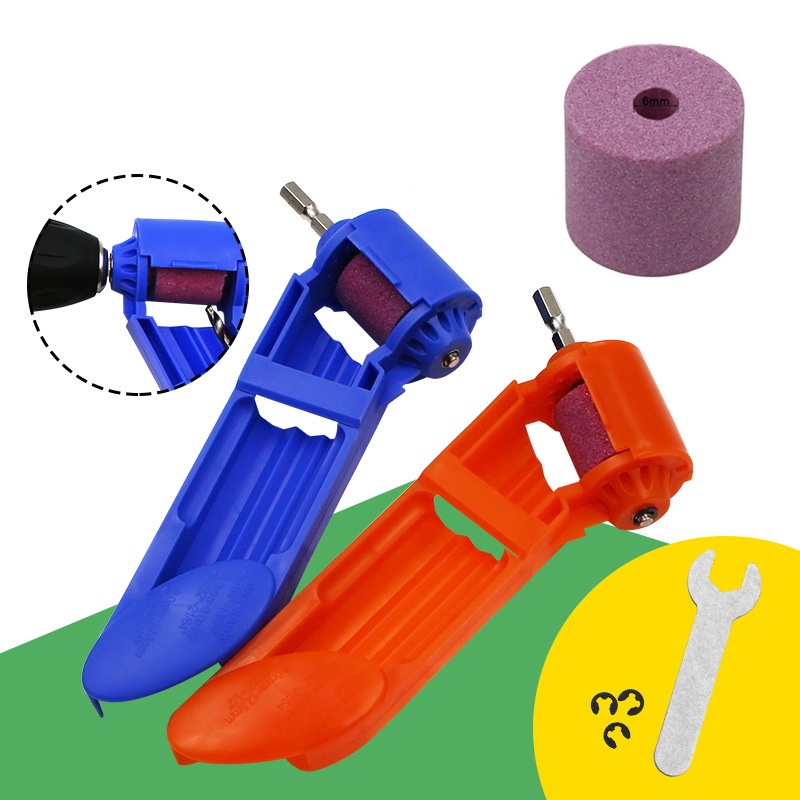 2.0-12.5mm Portable Drill Bit Sharpener 1 Set Corundum Grinding Wheel ...
