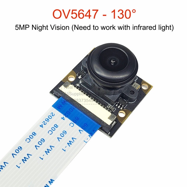 OV5647 Camera Module for Raspberry Pi 3B 4B Adjustable Focus 67 72 120 ...