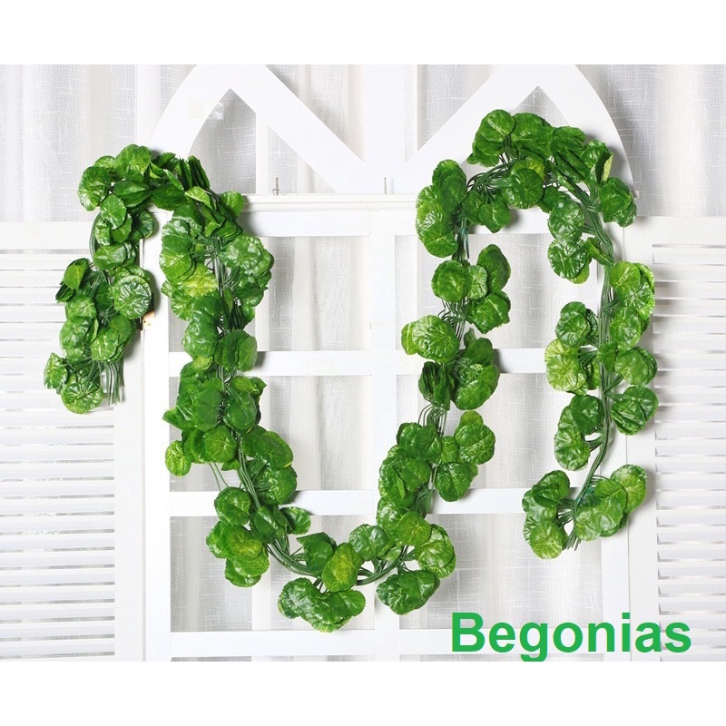 200CM HANGING IVY LEAF Artificial Plant Leaves Green Leaf Daun Hiasan ...