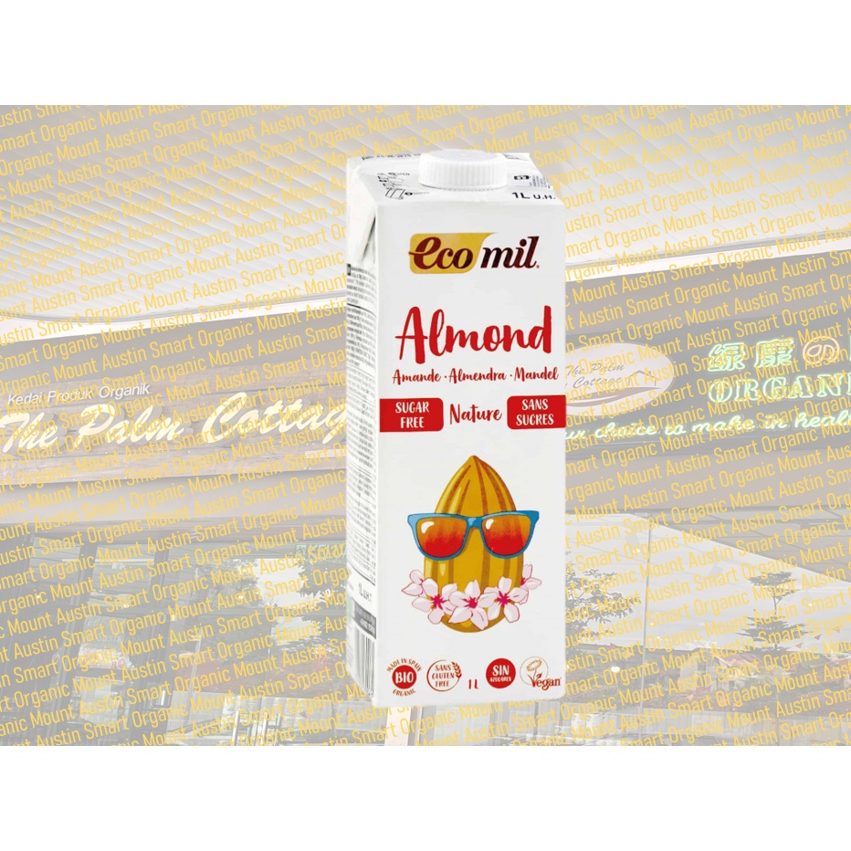 Ecomil Almond Milk Sugar-free 1L | Shopee Malaysia