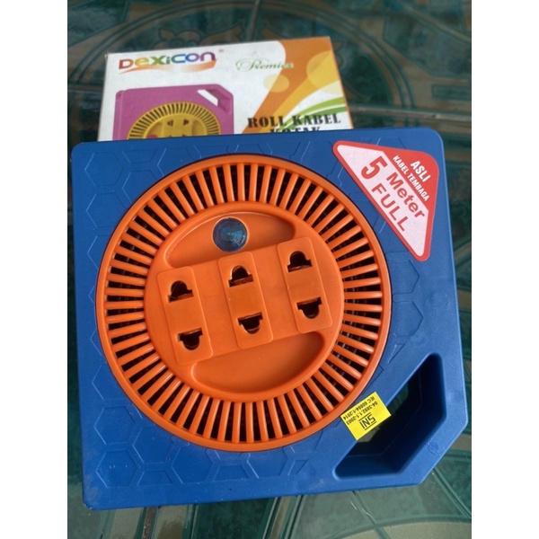 Roll Cable Box small Box Cable roll Box 5m full 6A 250V | Shopee Malaysia