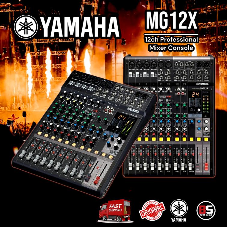 YAMAHA MG12X 12CHANNEL MIXER WITH EFFECT NEW LAUCHING | Shopee Malaysia