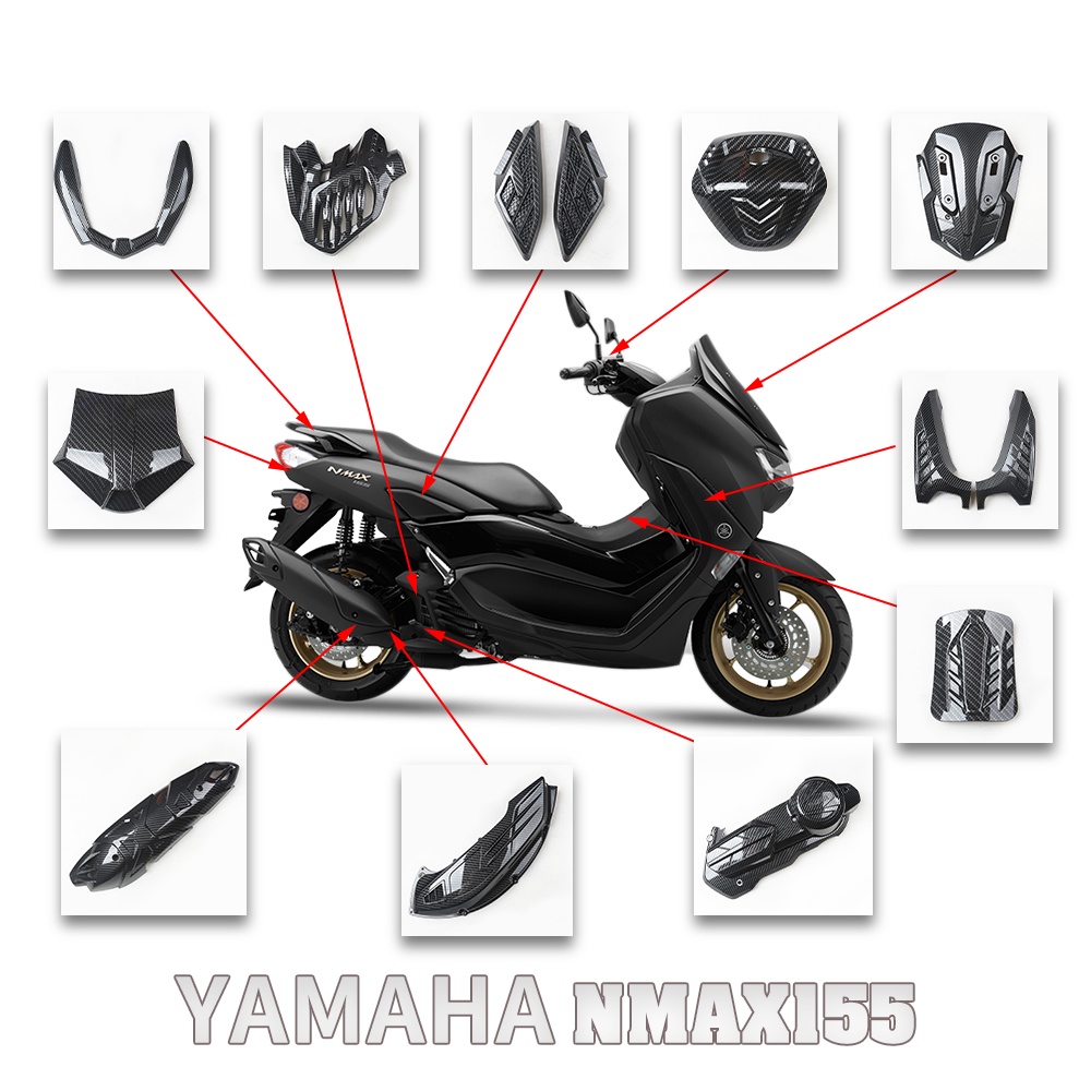For 2020 2021 2022 2023 2024 Yamaha NMAX155 NMAX 155 N MAX 155 Body ...