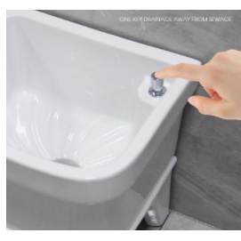 Mop Pool Basin Tank Ceramic Washing Mop Pool Sub Mop Pool Bathroom ...