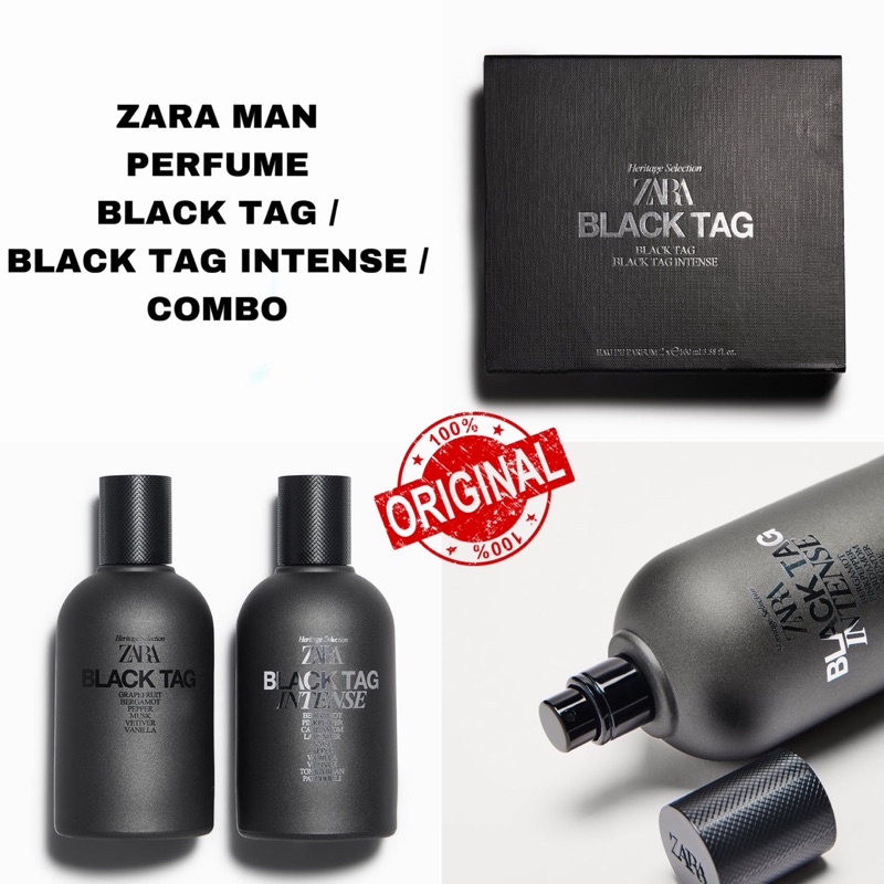 💯 Original ZARA BLACK TAG / BLACK TAG INTENSE EDP 100 ML | Shopee Malaysia