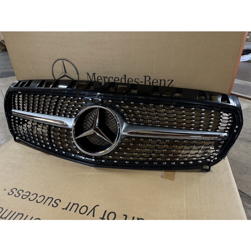 Mercedes Benz A-Class W176 Front Grille With Full Star Logo | Shopee ...