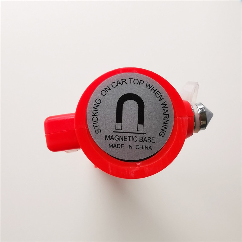 6IN1 Multi-function LED Strobe Light Beacon Torch Safety Hammer Alarm ...