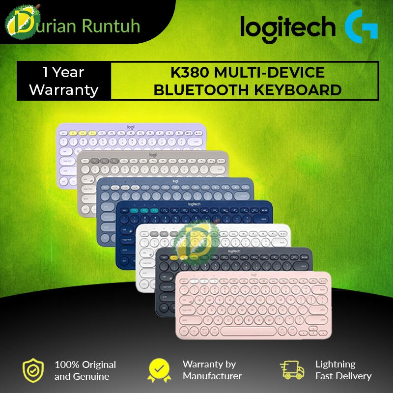 Logitech K380 Multi Device Bluetooth Keyboard Shopee Malaysia