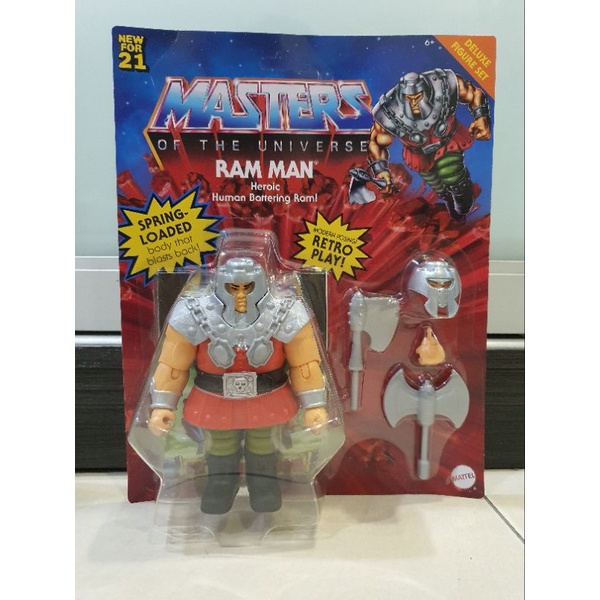Mattel Motu Masters Of The Universe Origins Deluxe Ram Man Action ...