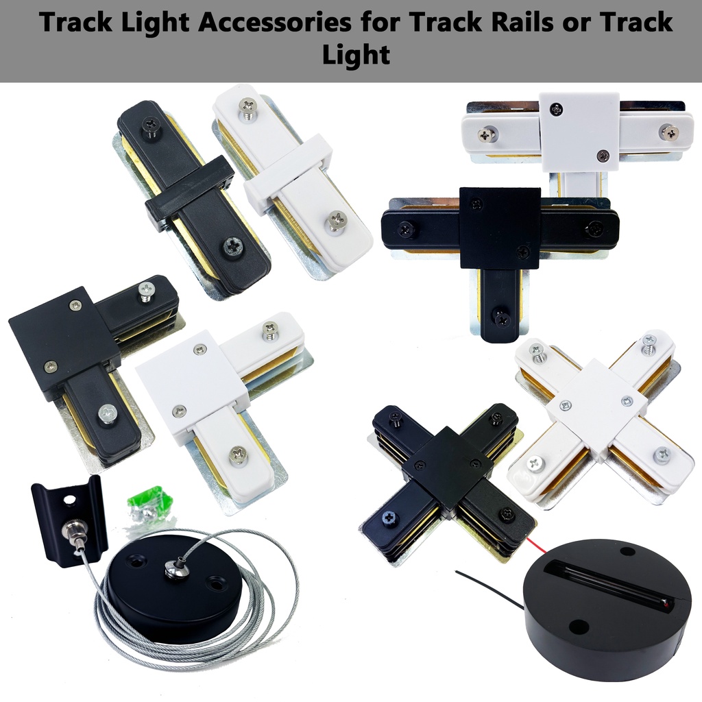 3H Track Accessories [I Joint Extension/L Joint/T Joint/+ Joint/Pendant ...