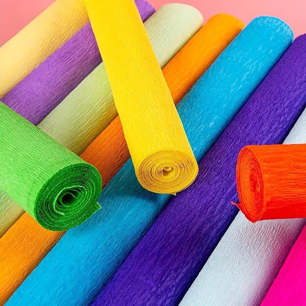 [Ready Stock] 50cm*250cm Crepe Paper Roll/ DIY/FLOWER MAKING MATERIAL ...