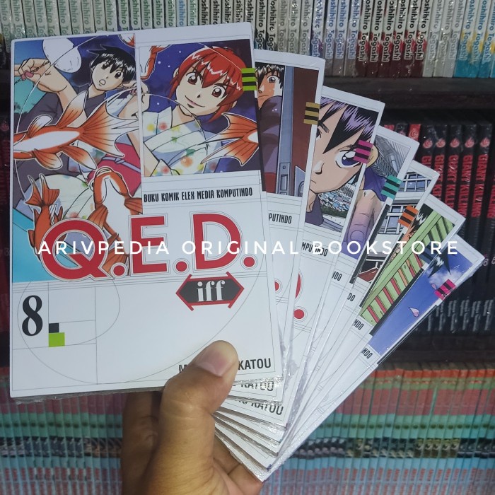 Comic Q.E.D Iff 1 2 3 4 5 6 7 8 9 10 (Original Seal Comic) | Shopee Malaysia