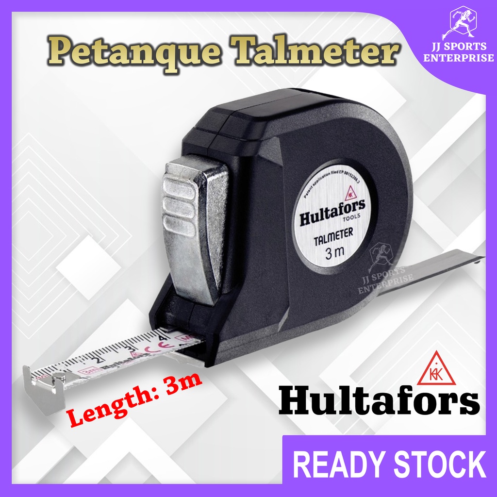 Hultafors Petanque Talmeter 3M Measurement Tape Measuring Tape | Shopee ...