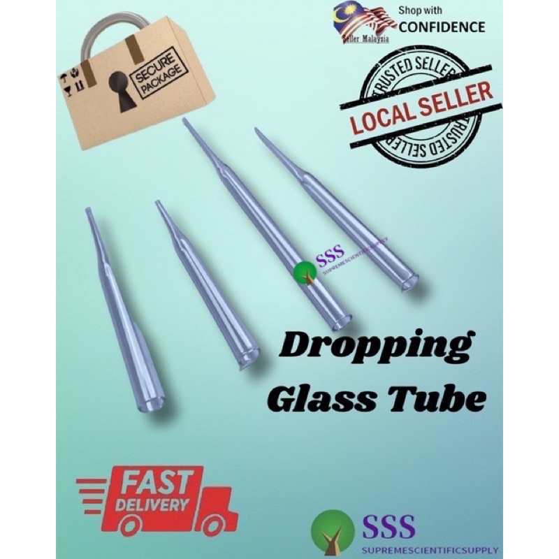 🔥(Ready Stock)🔥Dropping Glass Tube (Clear)10pcs/pack | Shopee Malaysia