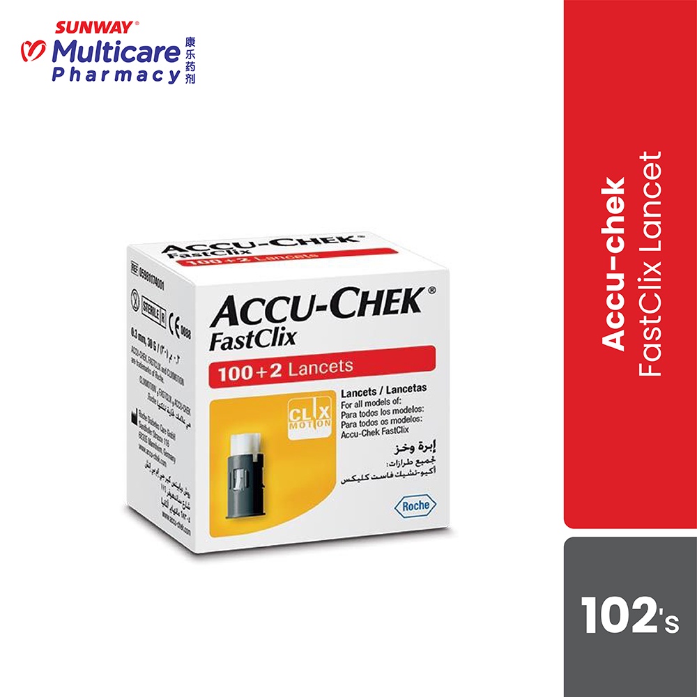 Accu-Chek Fastclix Lancets 102's | Shopee Malaysia