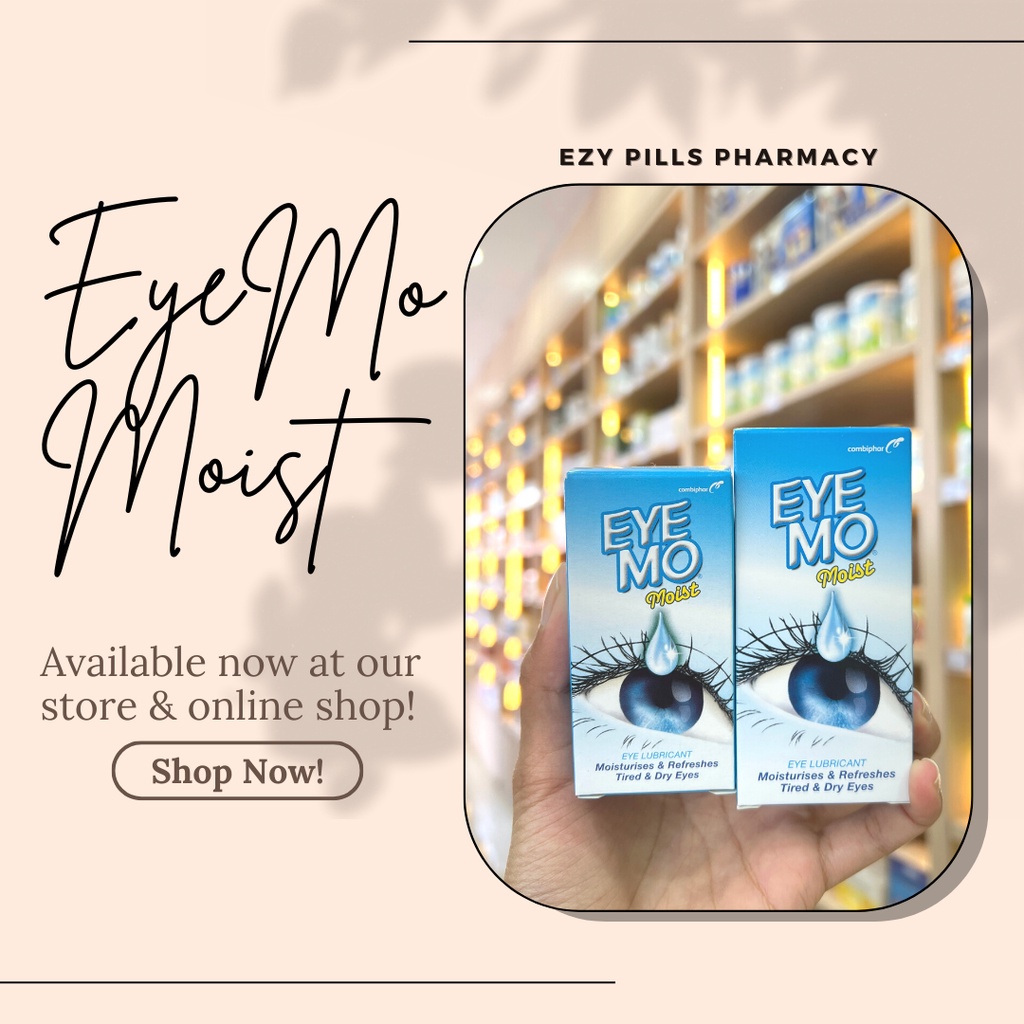 EyeMo Moist Lubricant Eye Drops (7.5ml/15ml) | Shopee Malaysia