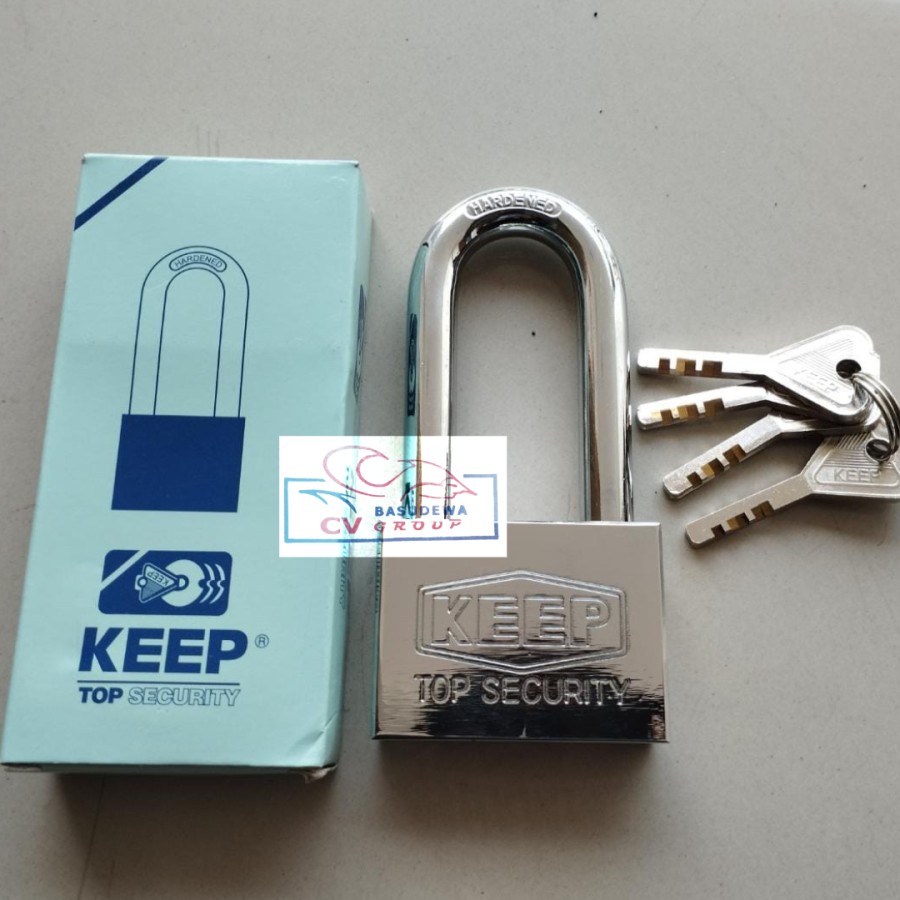 Keep TOP SECURITY PADLOCK 60MM LONG NECK / KEEP LONG PADLOCK 60MM ...