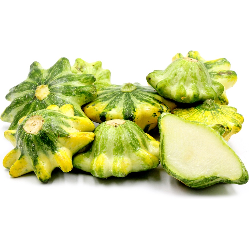 GO GREEN PATTYPAN SQUASH RARE SEEDS BENIH RARE LABU MANIS ZUCCHINI ...