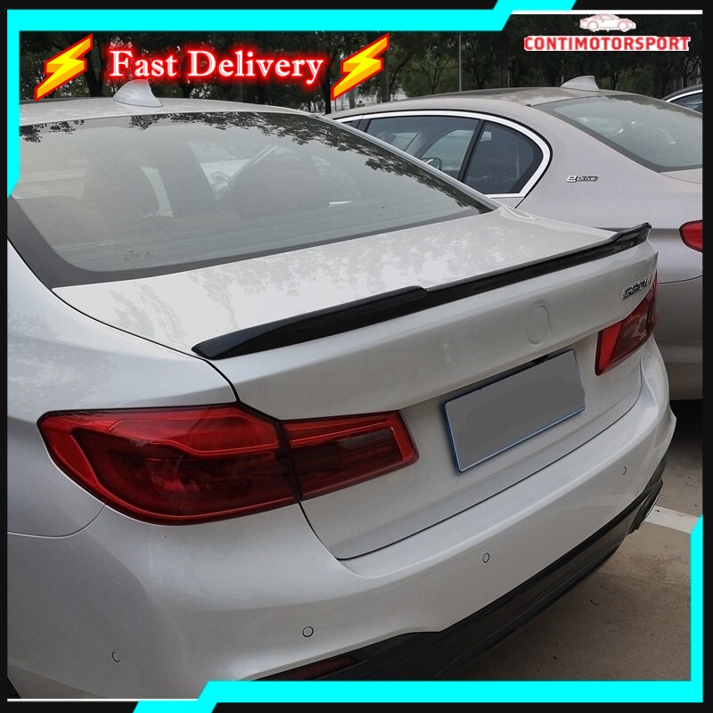 BMW 5 SERIES G30 FIT REAR CS STYLE WING SPOILER 520i 520e 530i 530e ...