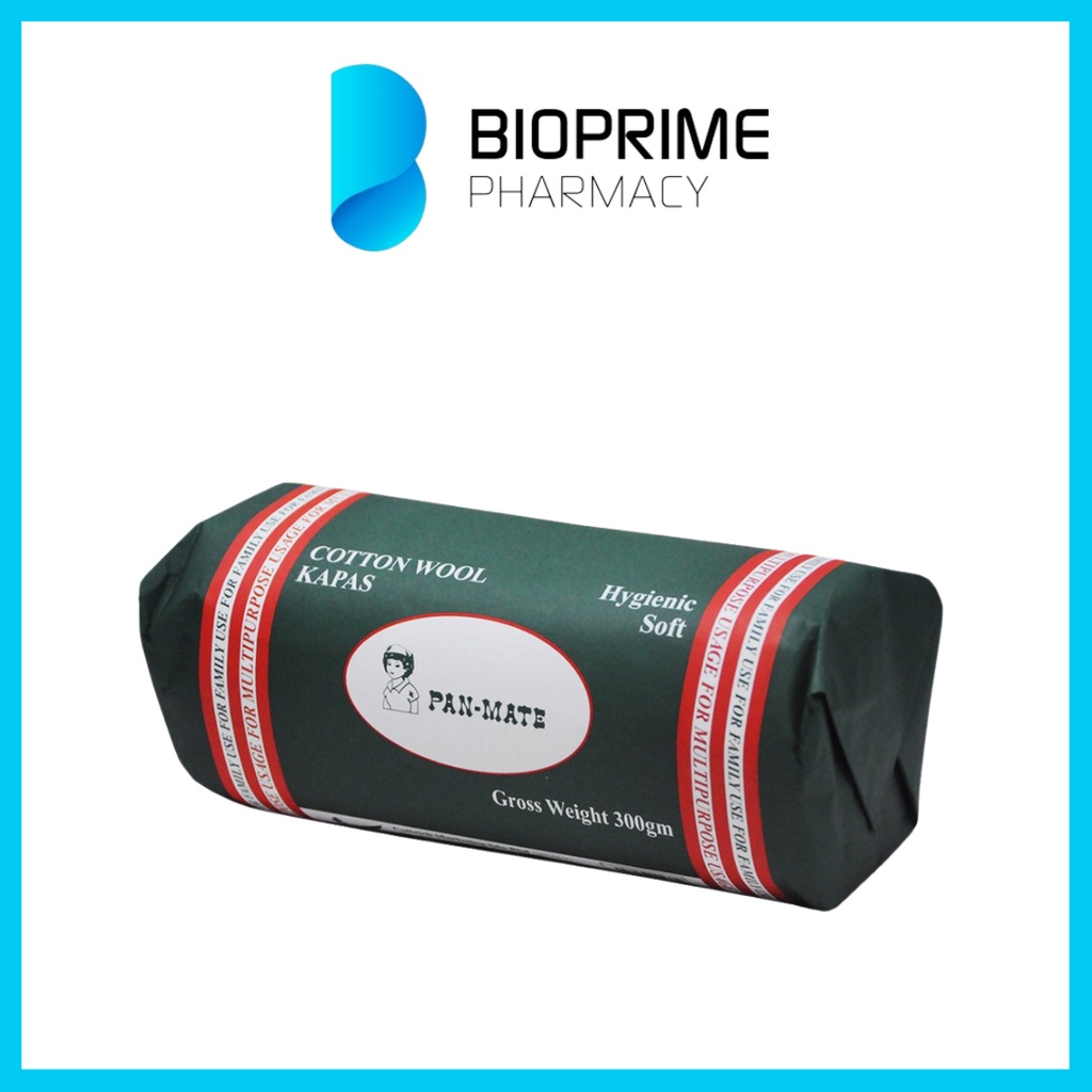 Pan mate cotton wool 300gm, Kapas First Aid Luka | Shopee Malaysia