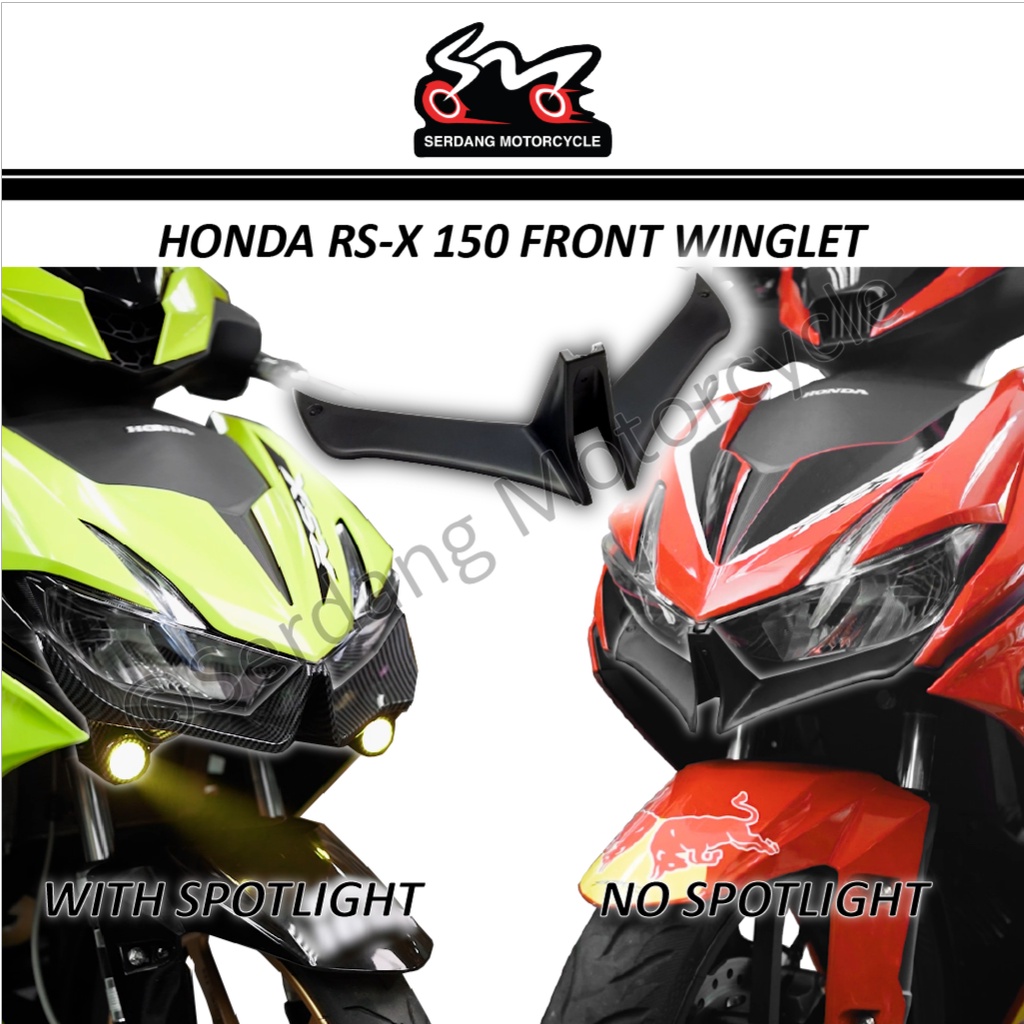 Proformance Front Winglet Cover Lampu Honda RS-X 150 Motorcycle ...