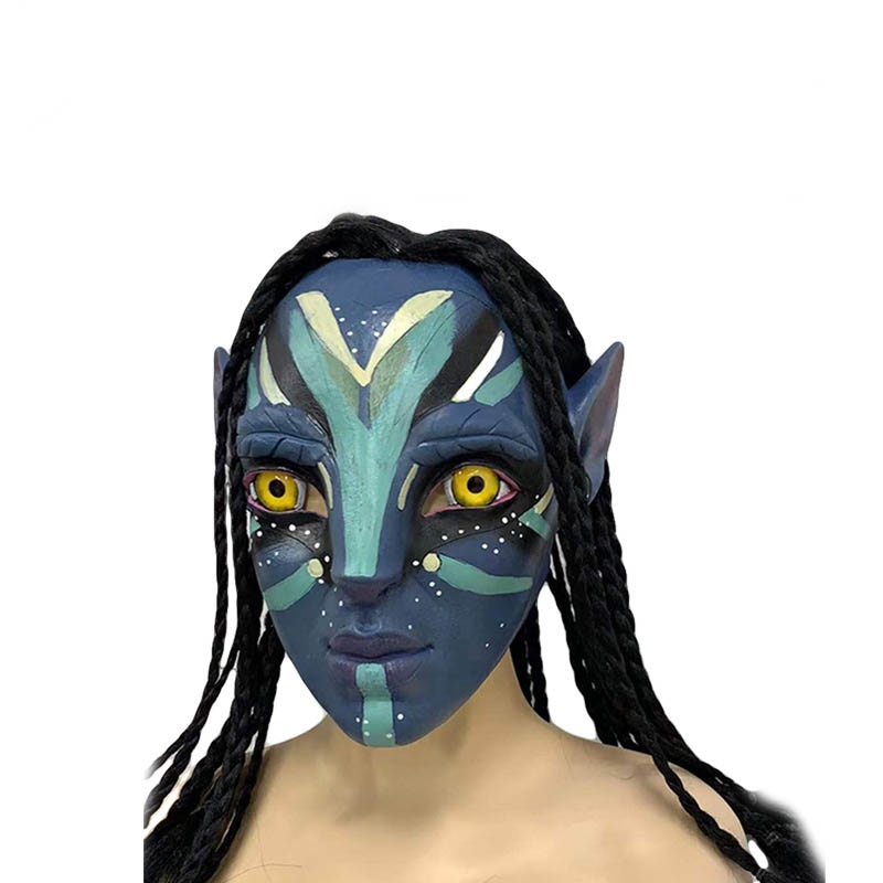 Avatar Latex Mask Halloween Party Cosplay Adult Movie Avatar Mask ...