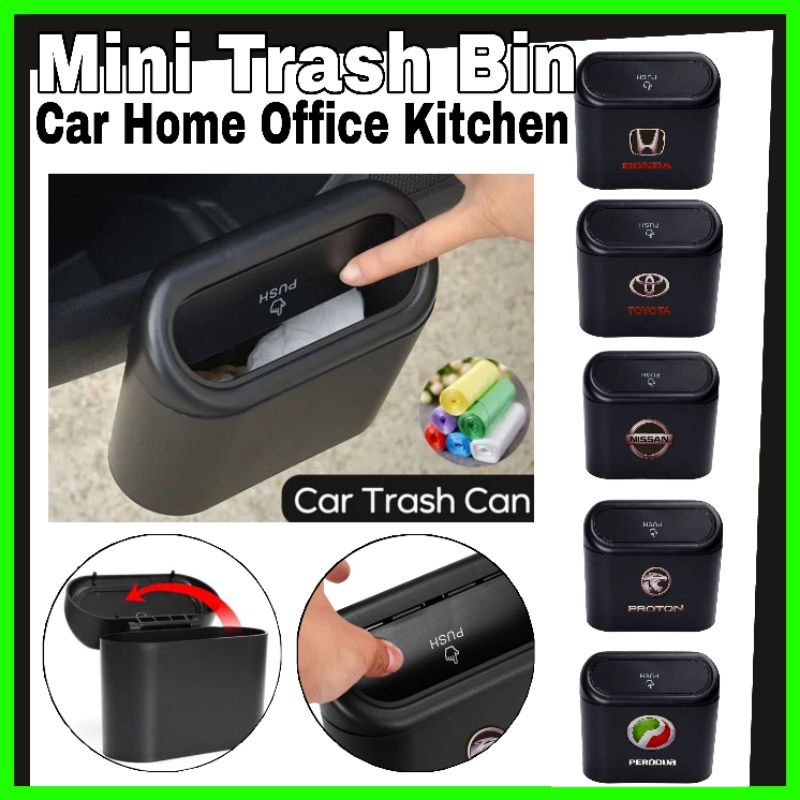 Car Mini Trash Can Dust bin Tong Sampah Kereta Box Perodua Proton Honda ...
