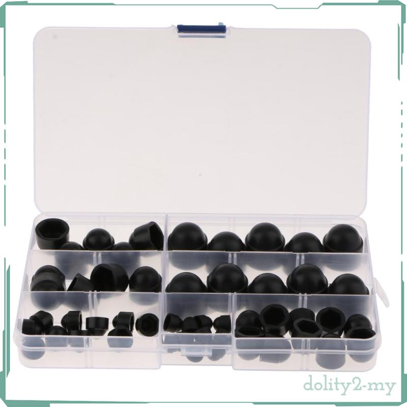 [dolitycbMY] 50pcs Rubber Dome Nut Protection Caps Covers M4 M5 M6 M8 ...