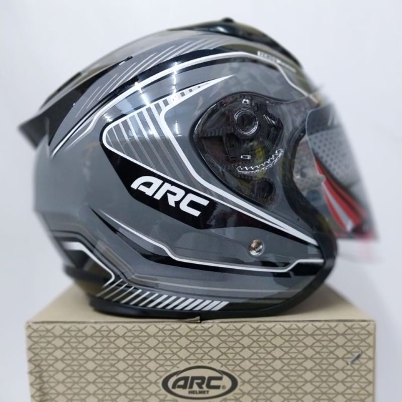 HELMET XR BEATS MODERN GREY / ARMY GREEN | Shopee Malaysia