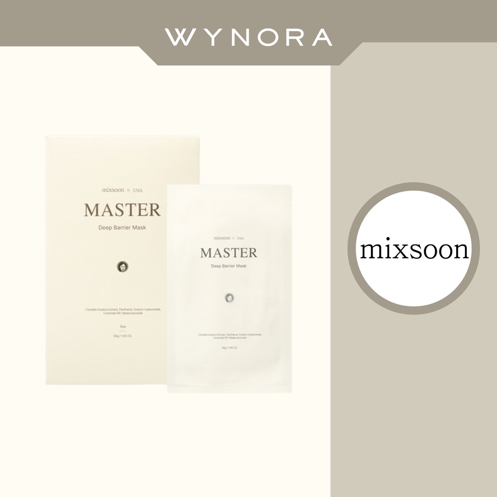 MIXSOON X UNA Master Deep Barrier Mask (5ea) | Shopee Malaysia