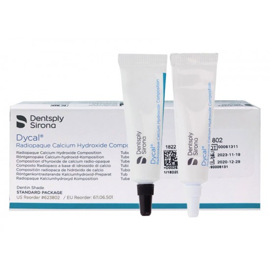 DENTAL DYCAL DENTSPLY - Radiopaque Calcium Hydroxide Composition STD ...