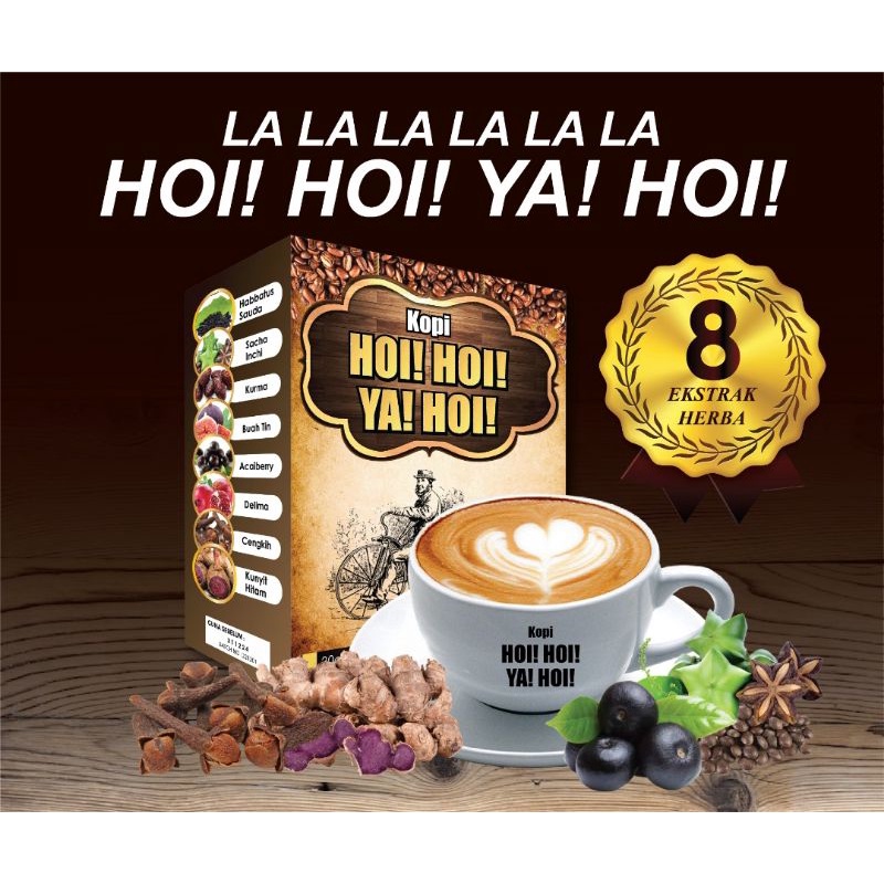 HAFANA - KOPI HOI HOI YA HOI - 20gm x 15 Sachet Kopi PraCampuran Estrak ...