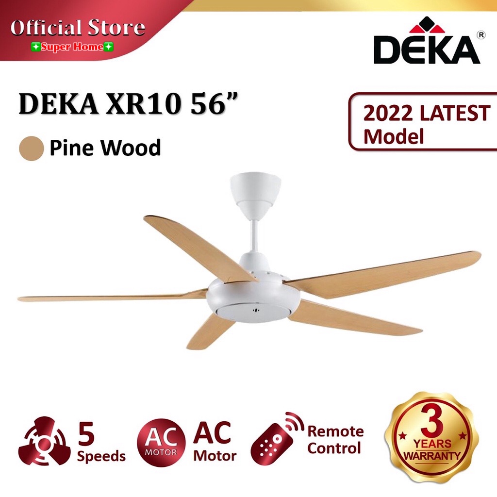 Deka Ceiling Fan with Remote Controller XR10 / Deka CX5 / Elmark Atom ...