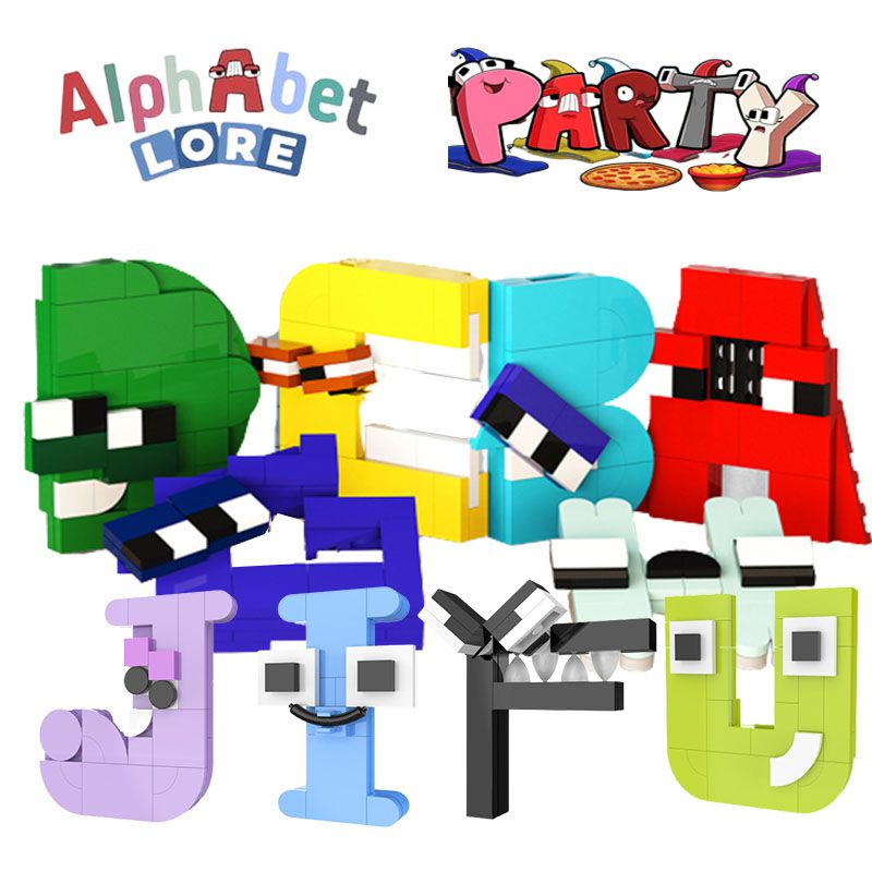 Creative Lore Alphabet Building Blocks Model Ornament Kids Christmas ...