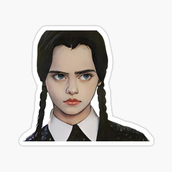 Wednesday Addams Cartoon Stickers v2 | Shopee Malaysia