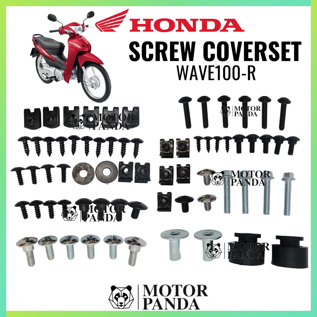 HONDA WAVE 100 R WAVE100R WAVE100 R BODY COVER SCREW SKRU SKREW CAVER ...
