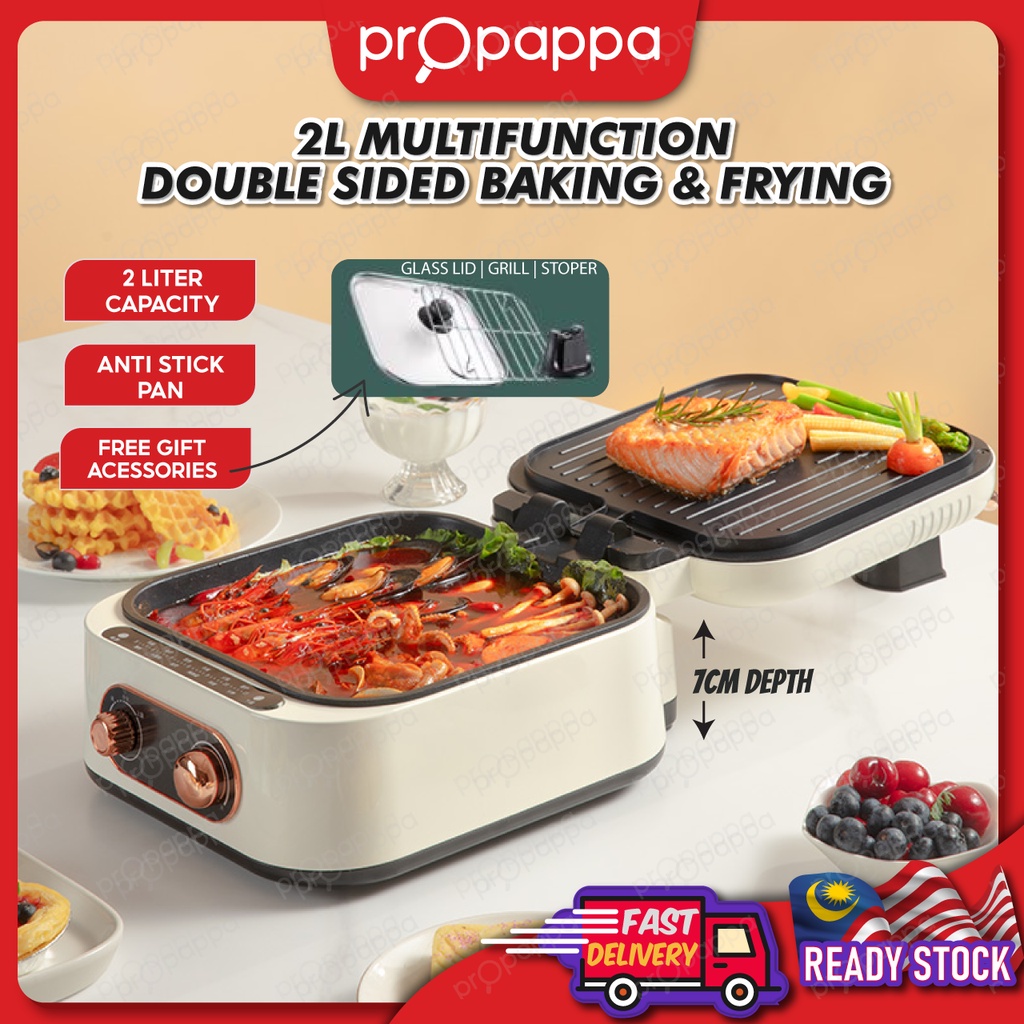 Propappa - Multifunctional Cooker / Hot Pot / Steamboat & Grill / Fryer ...