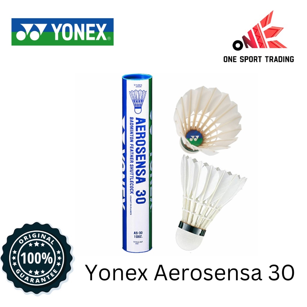 (Ready Stock) Yonex Aerosensa 30 Shuttlecocks (Speed 3) 100% Original ...
