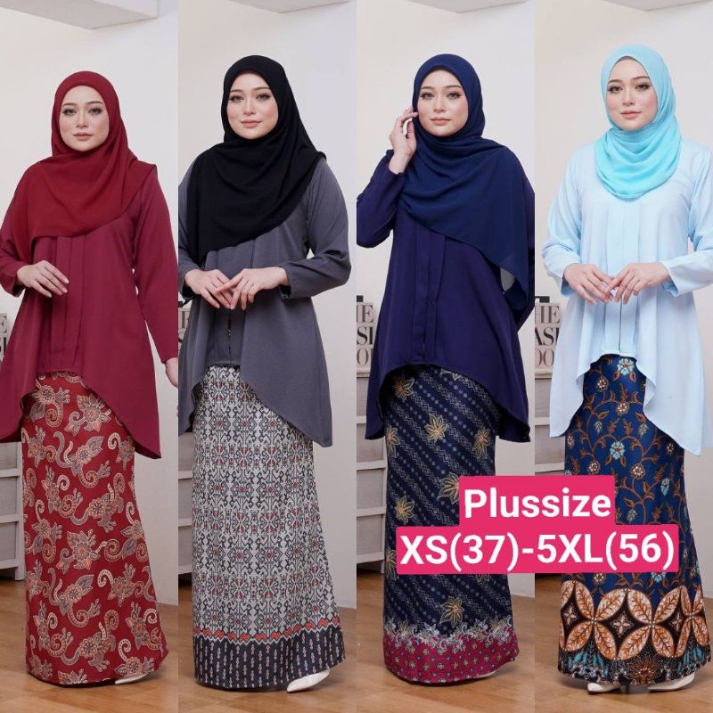 Baju Batik plussize baju kebaya batik plussize baju kebaya murah ...