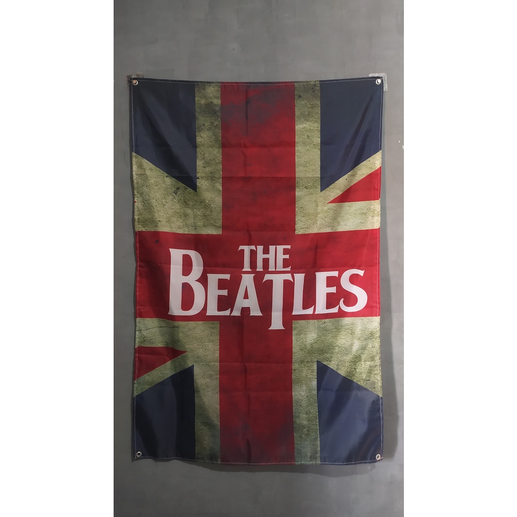 The Beatles Flag/Fabric Poster/Miniflag Band | Shopee Malaysia
