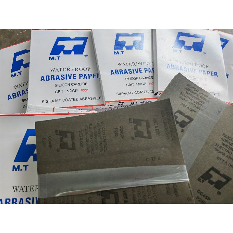 LS GEMILANG (1pcs) MT SAND PAPER MT Abrasive Sand Paper WaterProof Wet ...