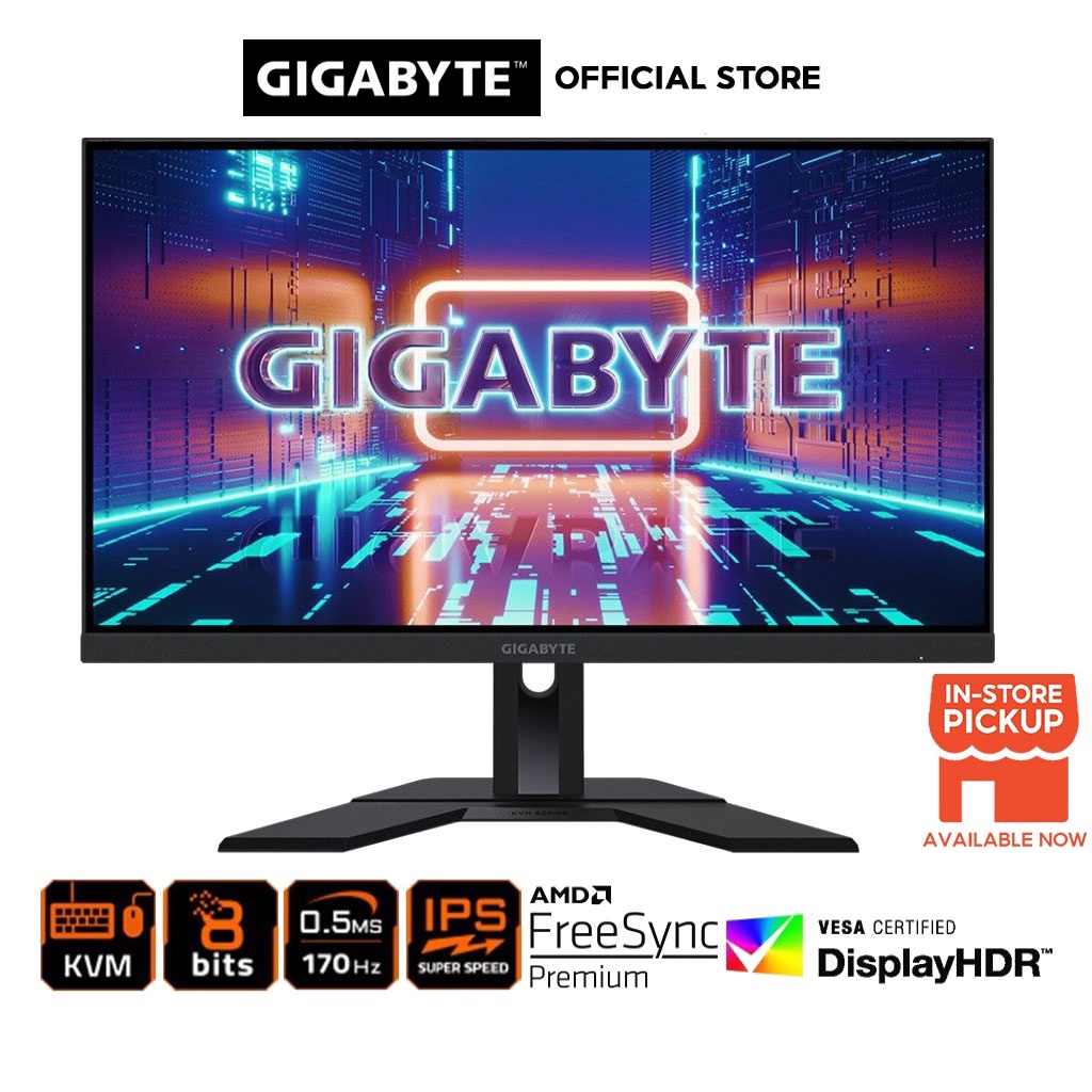 GIGABYTE M27Q 27" GAMING MONITOR ( 27" SS IPS / QHD / 170Hz / HDR400 ...