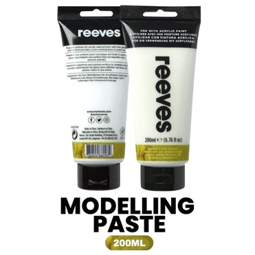 Reeves Acrylic Medium Paint Gesso Primer / Modelling Paste / Gloss Gel / Coarse Texture ...