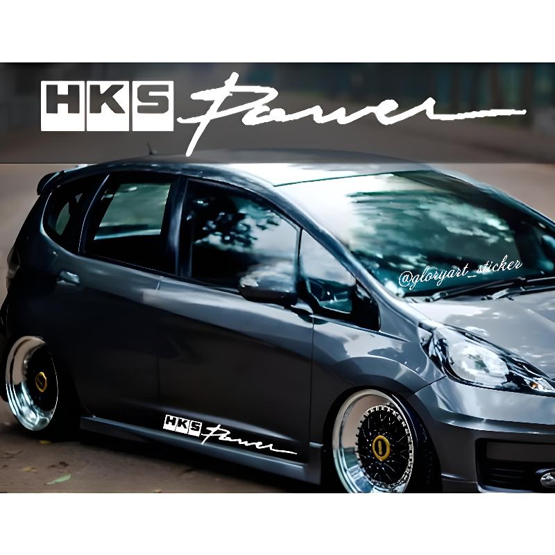 Hks POWER CUTTING STICKER FOR CAR GLASS DOORS 100% new product | Shopee ...