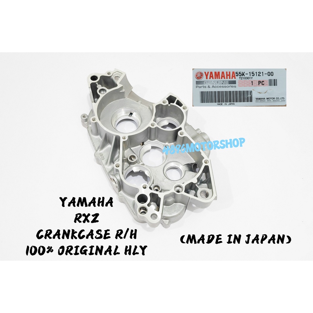 100% ORIGINAL MADE IN JAPAN YAMAHA RXZ CRANKCASE RH ENJIN KULIT TENGAH ...